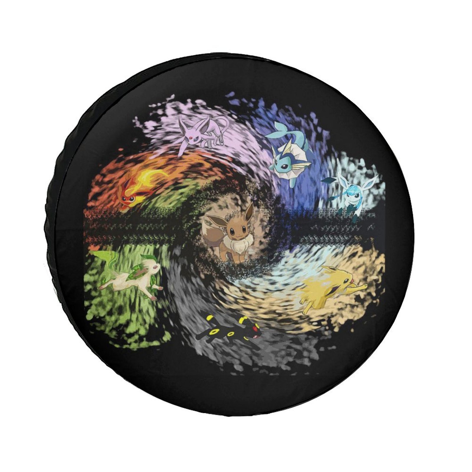 Pokemon Eevee Tire Cover Spare Tire Bag Spare tire Cover Waterproof ...