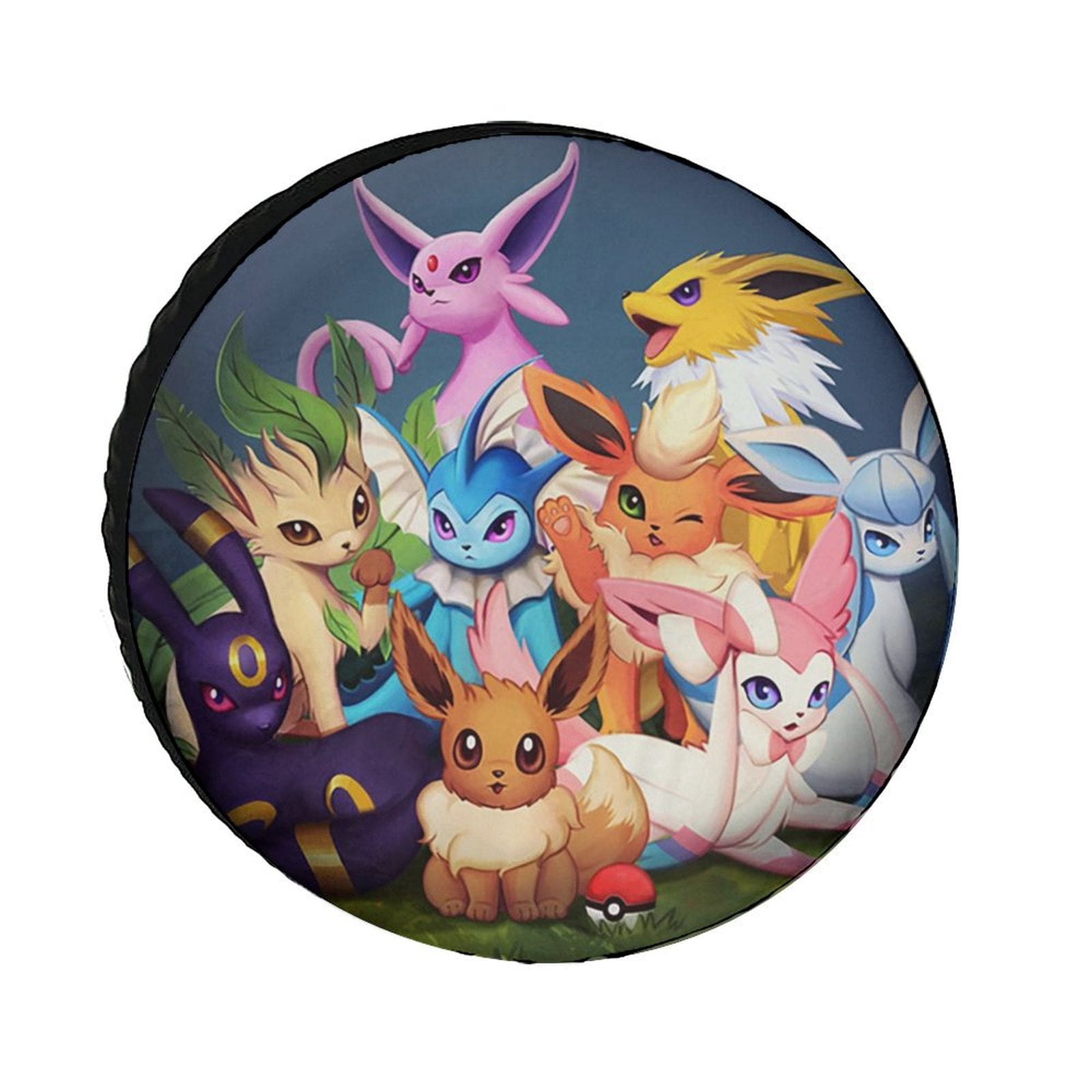 Pokemon Eevee Tire Cover Spare Tire Bag Spare tire Cover Waterproof ...