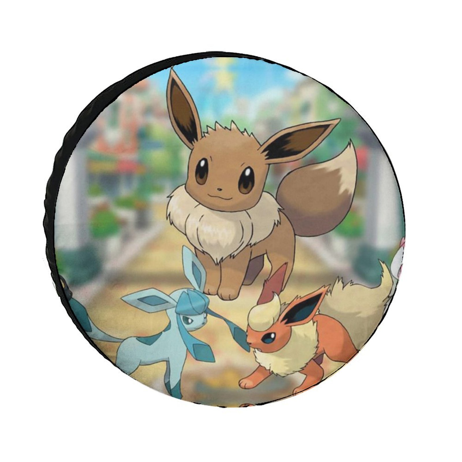 Pokemon Eevee Tire Cover Spare Tire Bag Spare tire Cover Waterproof ...