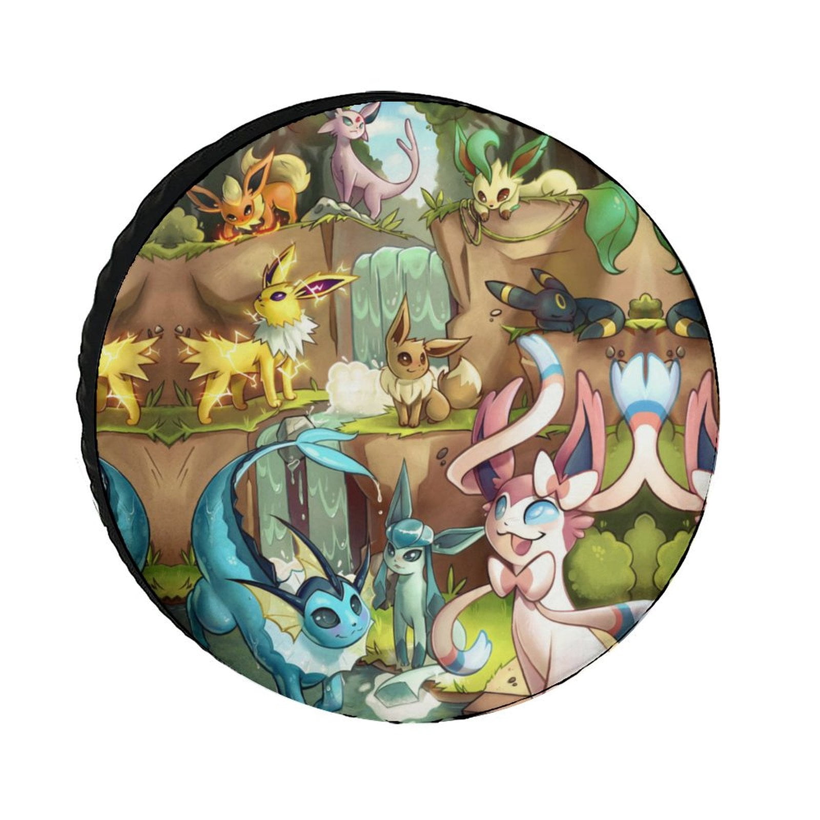 Pokemon Eevee Tire Cover Spare Tire Bag Spare tire Cover Waterproof ...