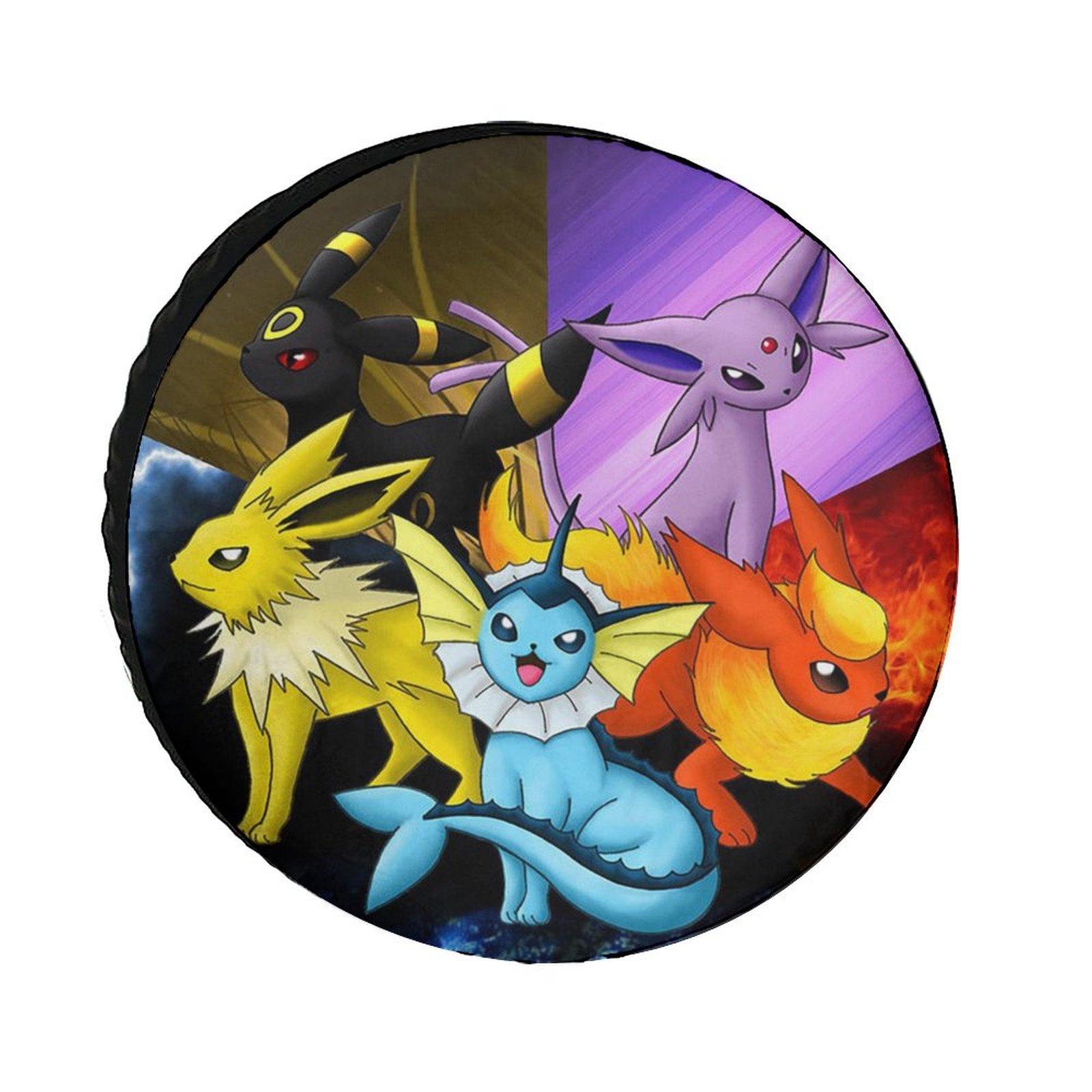 Pokemon Eevee Tire Cover Spare Tire Bag Spare tire Cover Waterproof ...