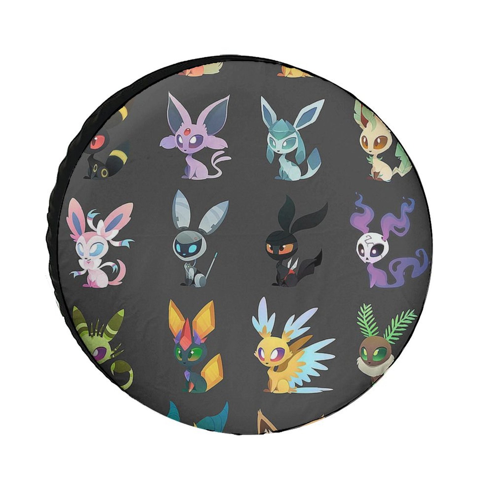 Pokemon Eevee Tire Cover Spare Tire Bag Spare tire Cover Waterproof ...
