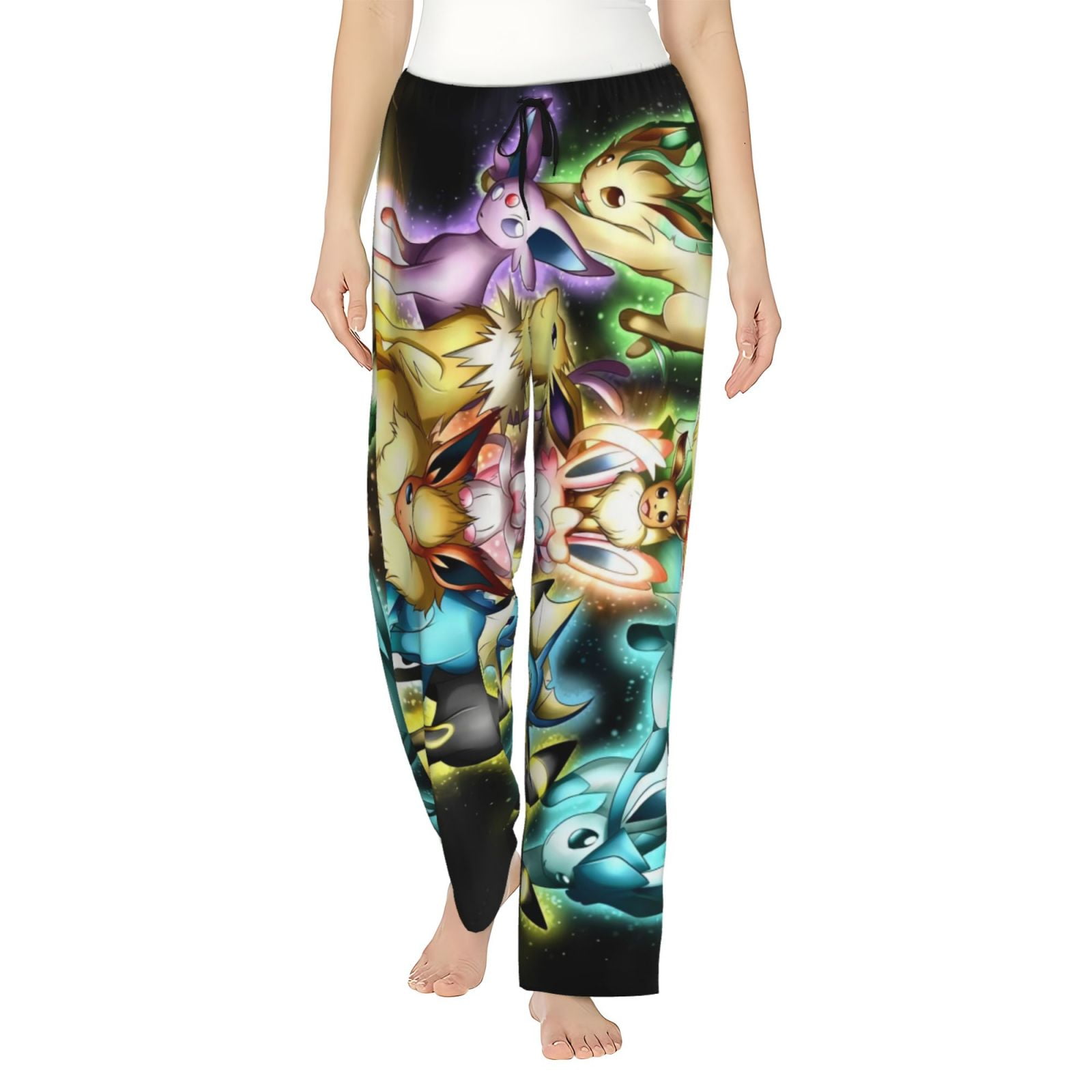 Pokemon Eevee, Vaporeon, Leafeon, Umbreon, Espeon, Glaceon, Flareon, Jolteon 1 Women'S Pajama ...