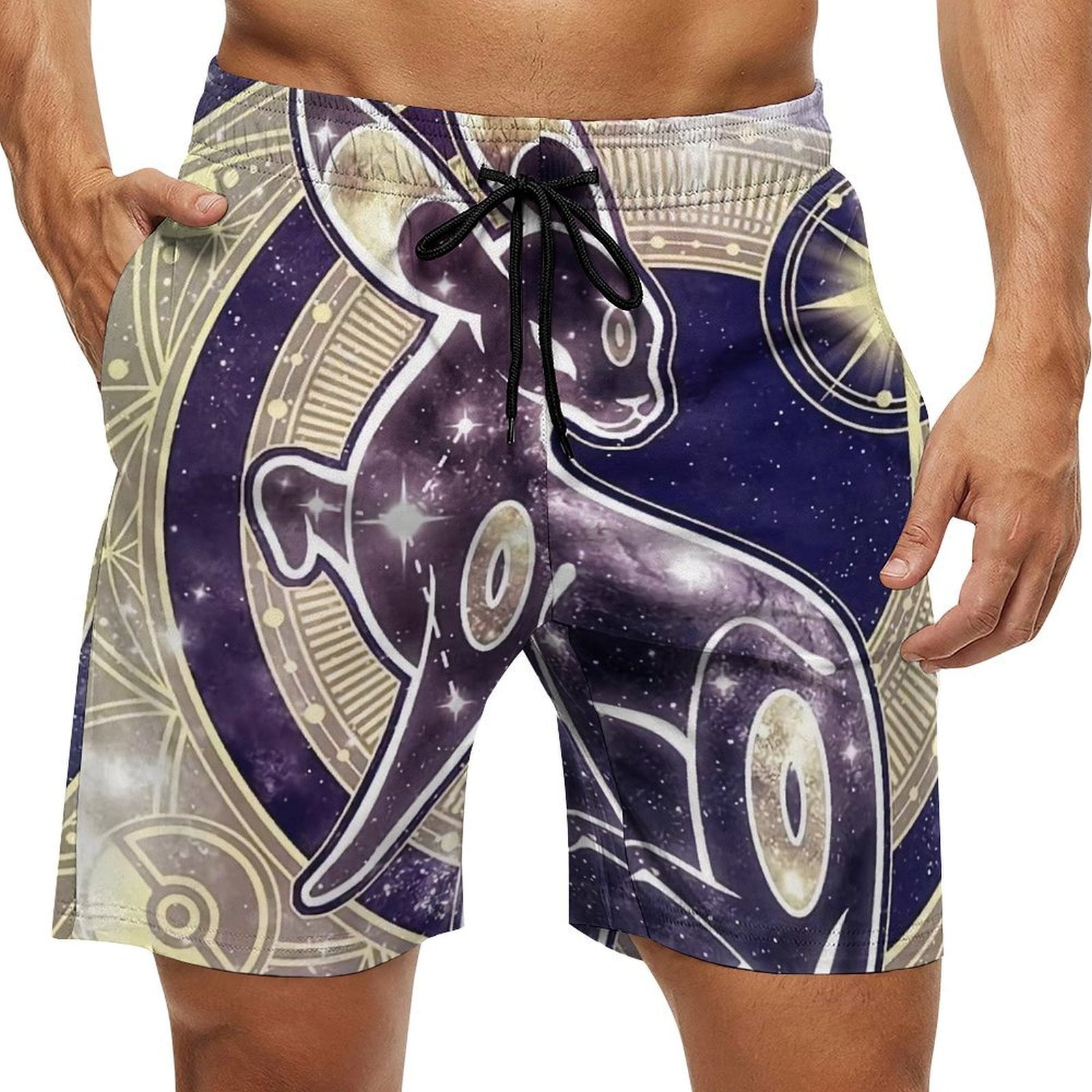 Pokemon Eevee,vaporeon,leafeon,umbreon,espeon,glaceon,flareon,jolteon Mens Swim Trunks Quick Dry ...