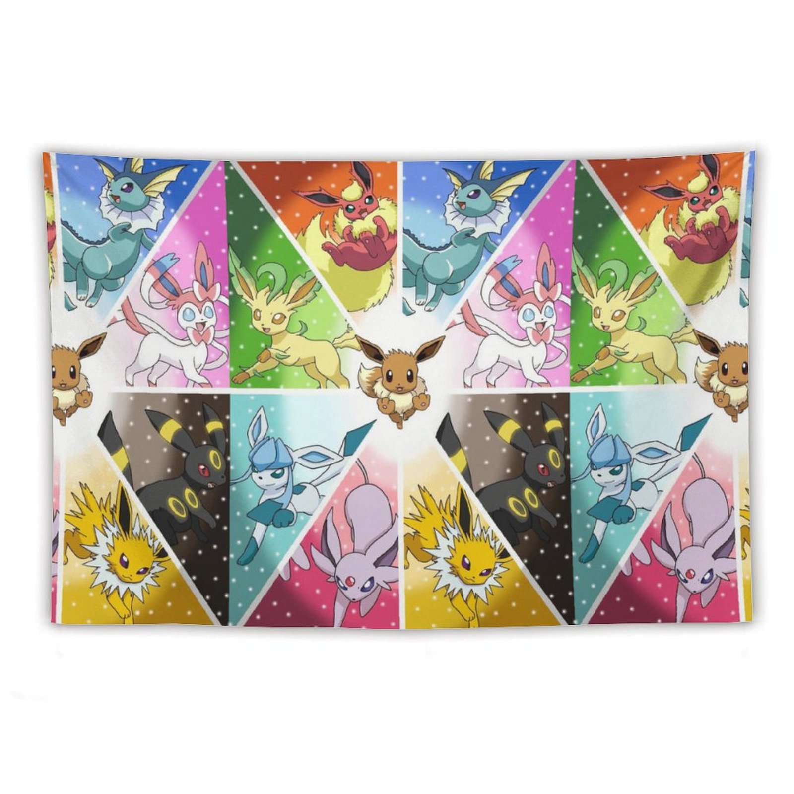 Pokemon Eeveelution Tapestry,Pokemon Eeveelution Poster for Bedroom ...