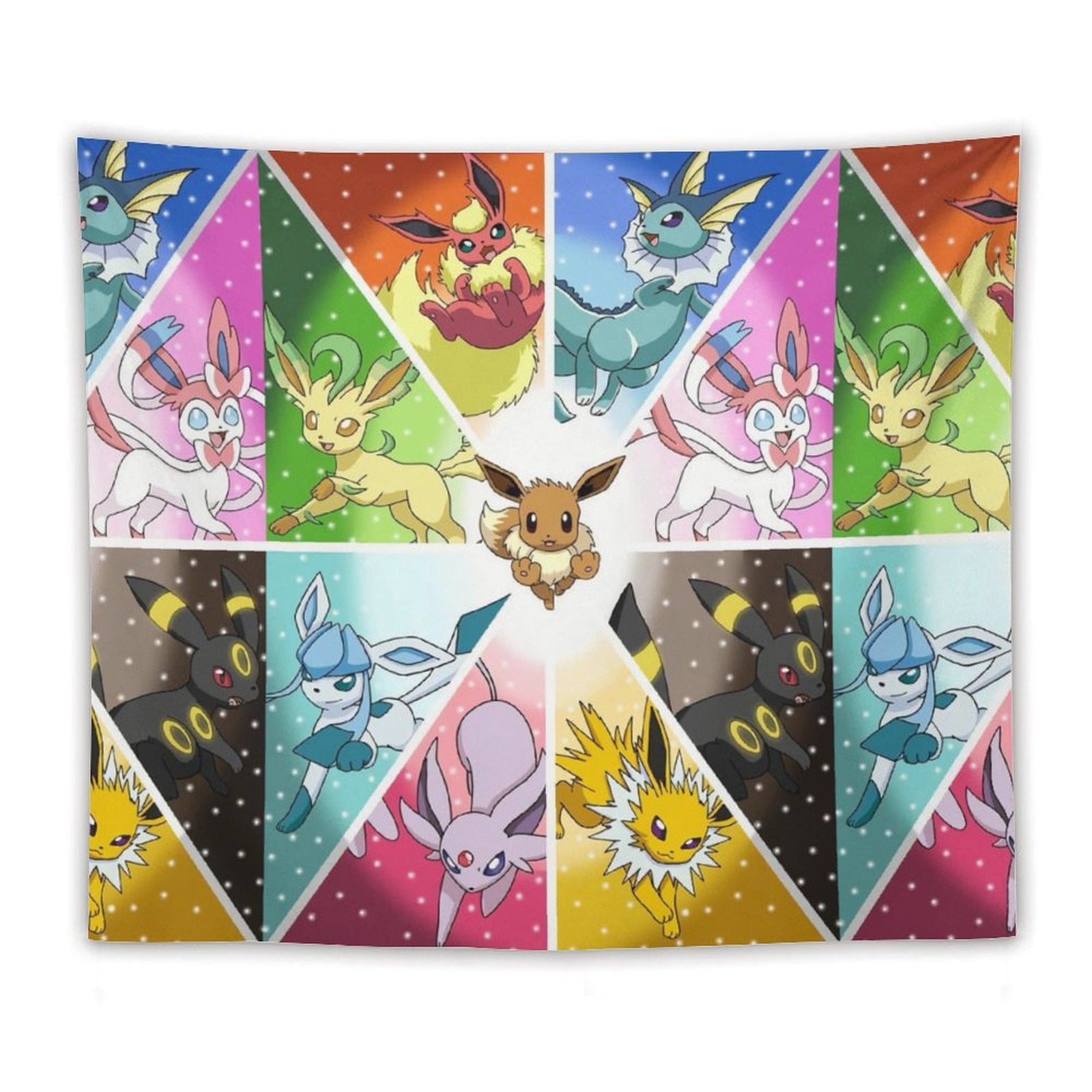 Pokemon Eeveelution Tapestry,Pokemon Eeveelution Poster for Bedroom ...