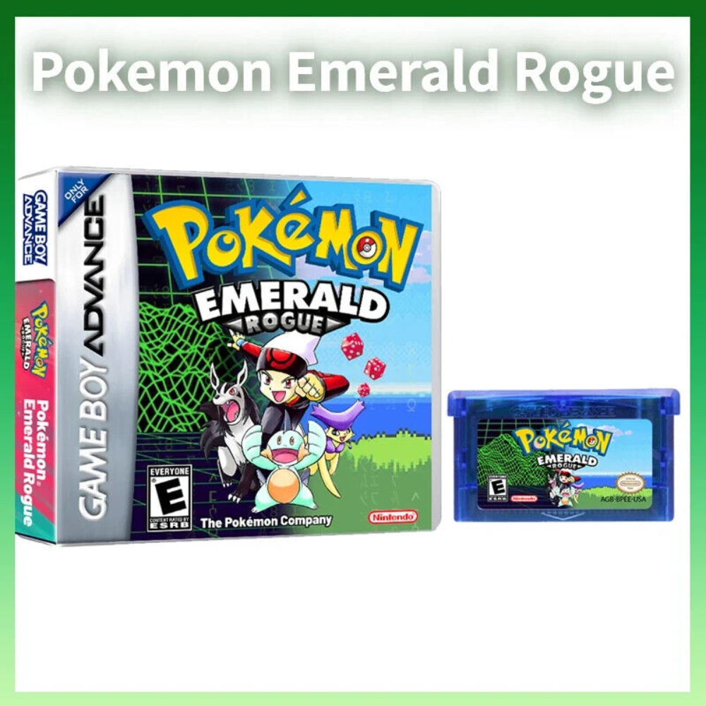 Pokemon Emerald Rogue - GBA Nintendo Video Games Brand New Rating: E ...