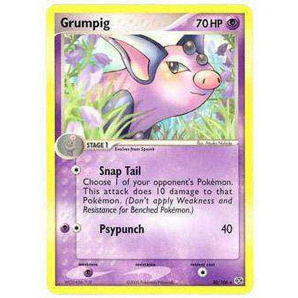 Pokemon Emerald Uncommon Grumpig #30 - Walmart Business Supplies