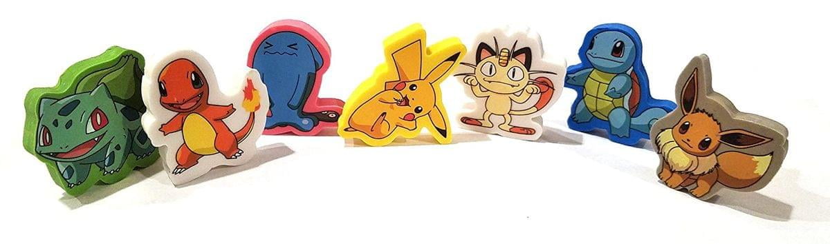 Pokemon Eraser 7-Pack - Walmart.com