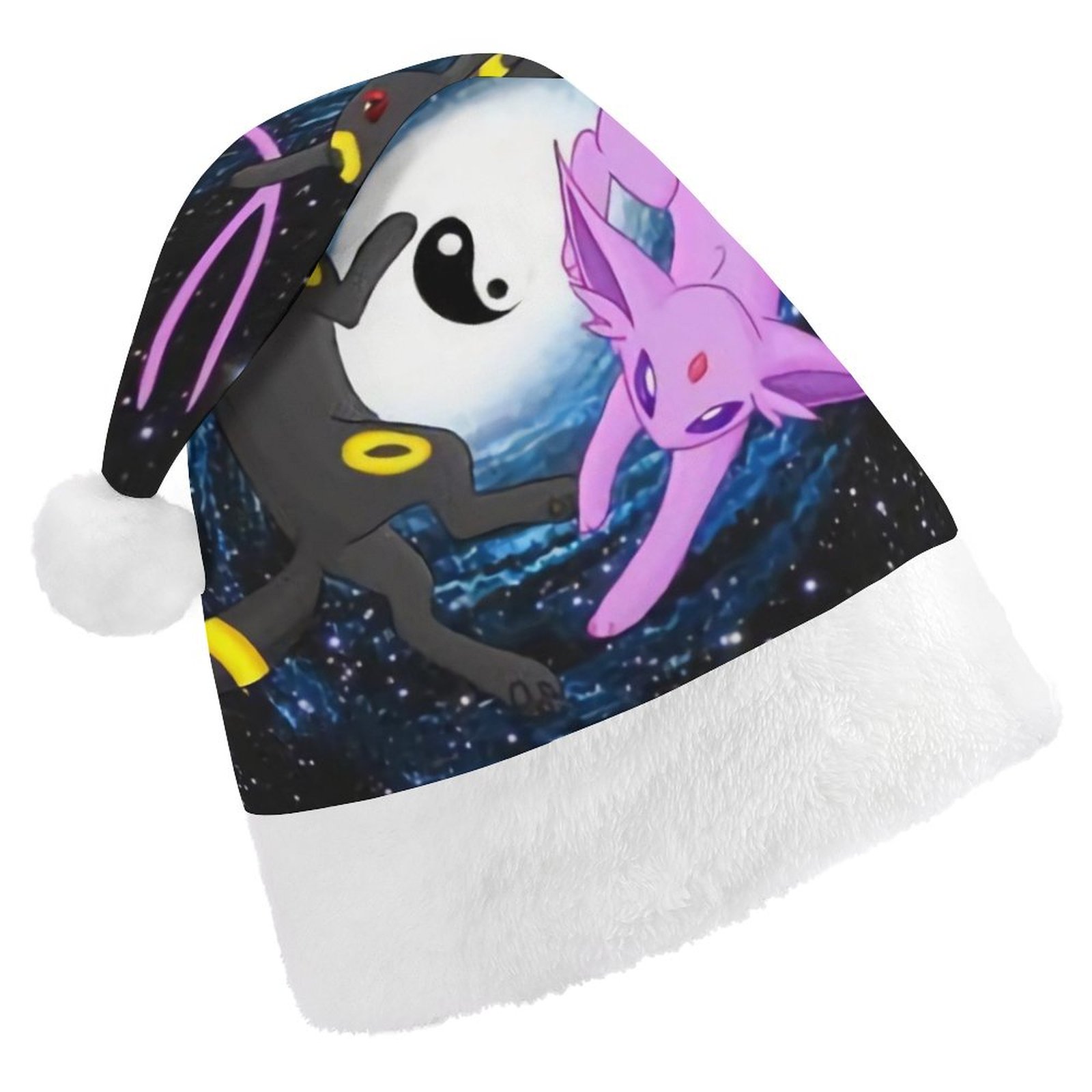 Pokemon Espeon Umbreon Santa Hat for Adults Men Women,Christmas Hat ...