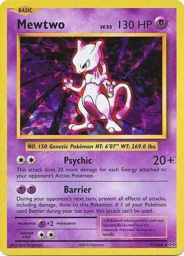 Pokemon Evolutions Mewtwo #51 (Cracked Ice Holo) - Walmart.com