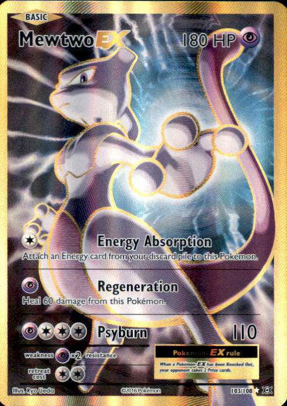 Pokemon Evolutions Mewtwo-EX #103 - Walmart.com