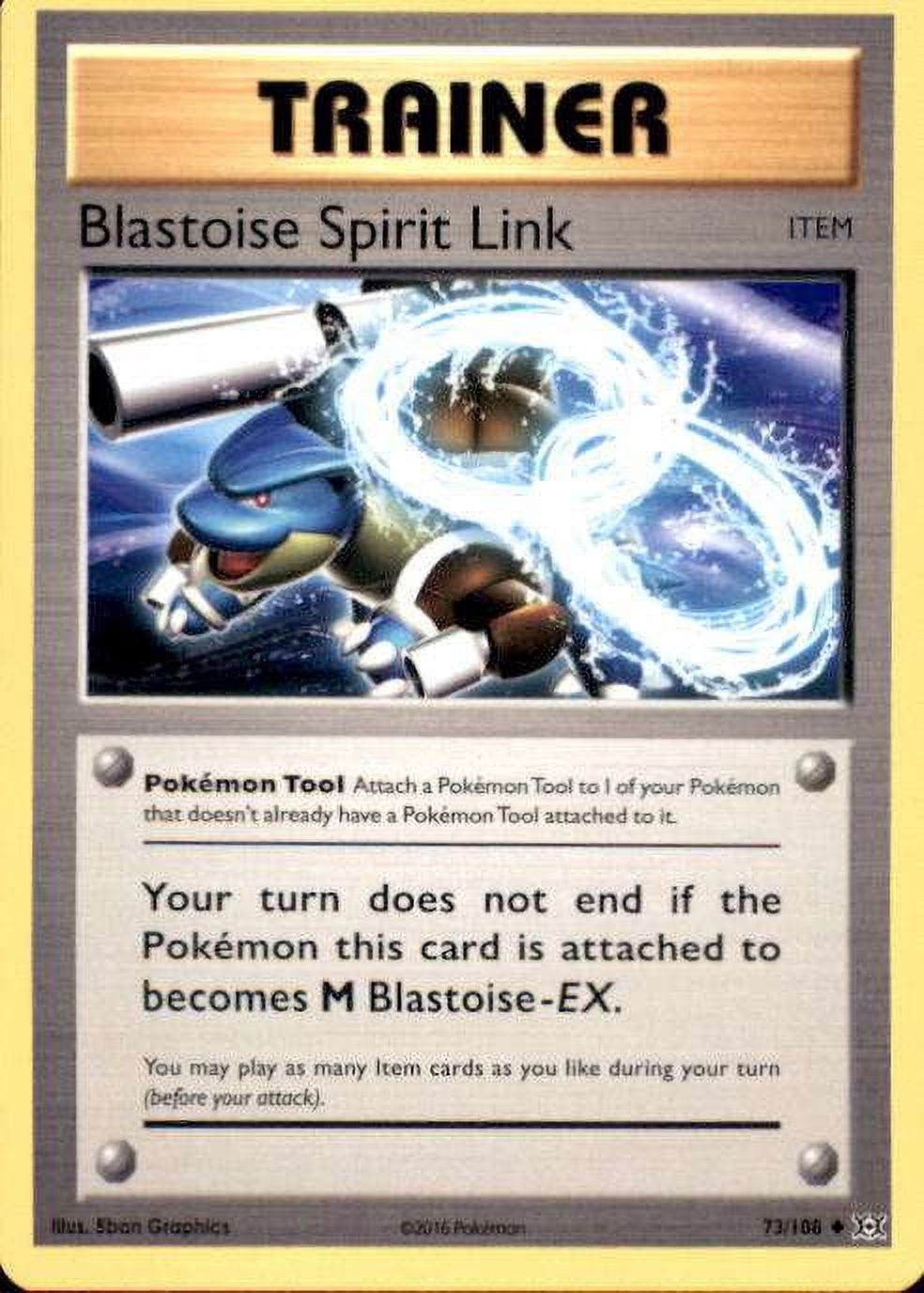 Pokemon Evolutions Uncommon Blastoise Spirit Link #73 - Walmart.com