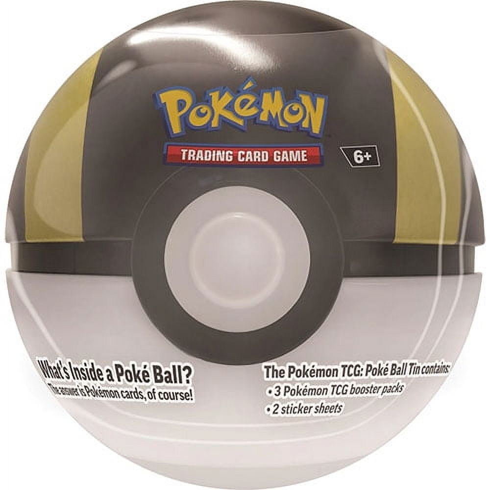 Pokemon Fall 2023 Collectors Ultra Ball Tin, 3 Booster Packs, 2 Sticker ...
