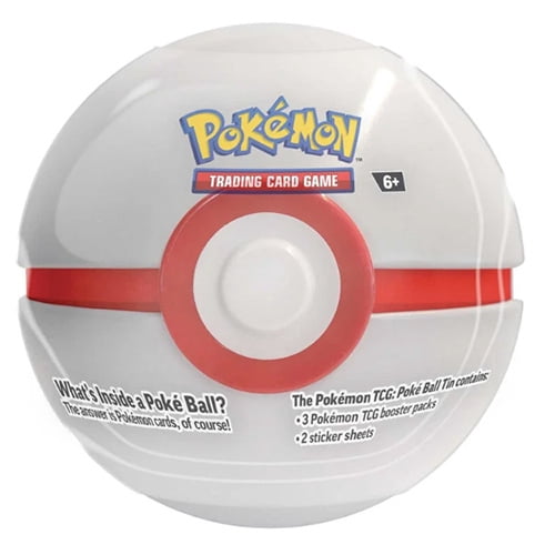 Pokemon Fall 2025 Collectors Poke Ball Tin - PREMIER BALL (3 packs & 2 ...