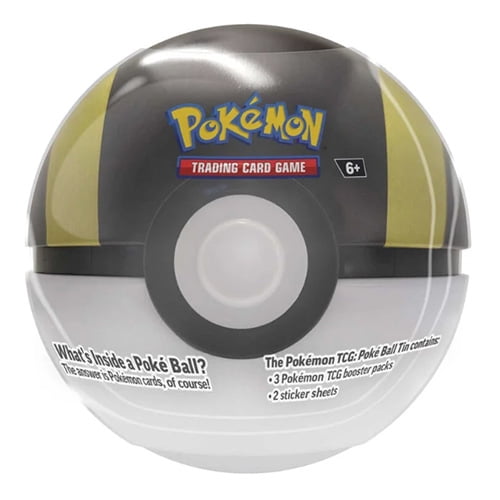 Pokemon Fall 2025 Collectors Poke Ball Tin - ULTRA BALL (3 packs & 2 ...