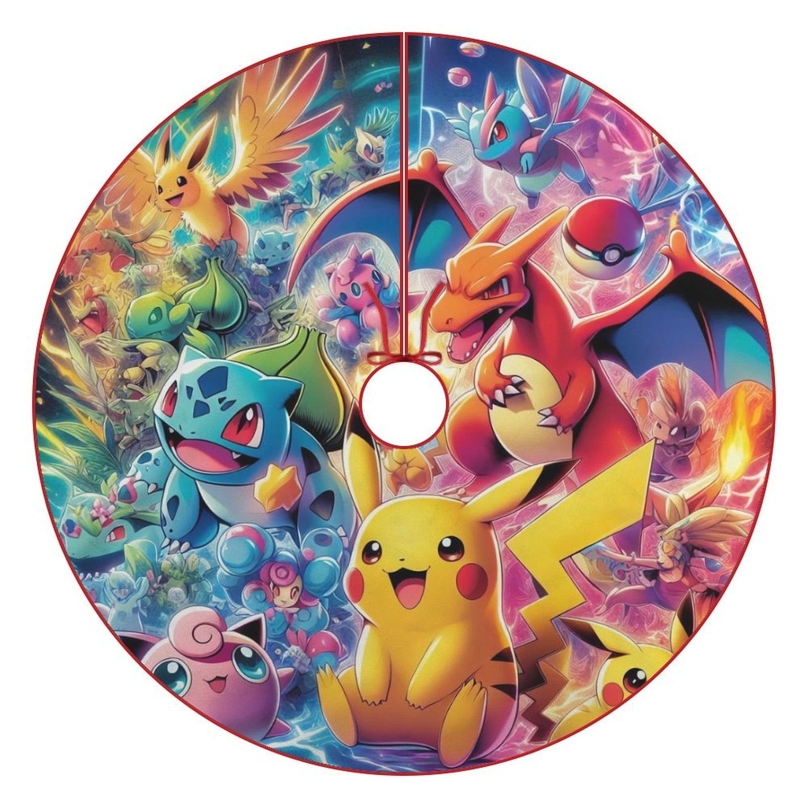 Pokemon Family Series 2 Large Merry Christmas Tree Skirt, Funny Soft ...