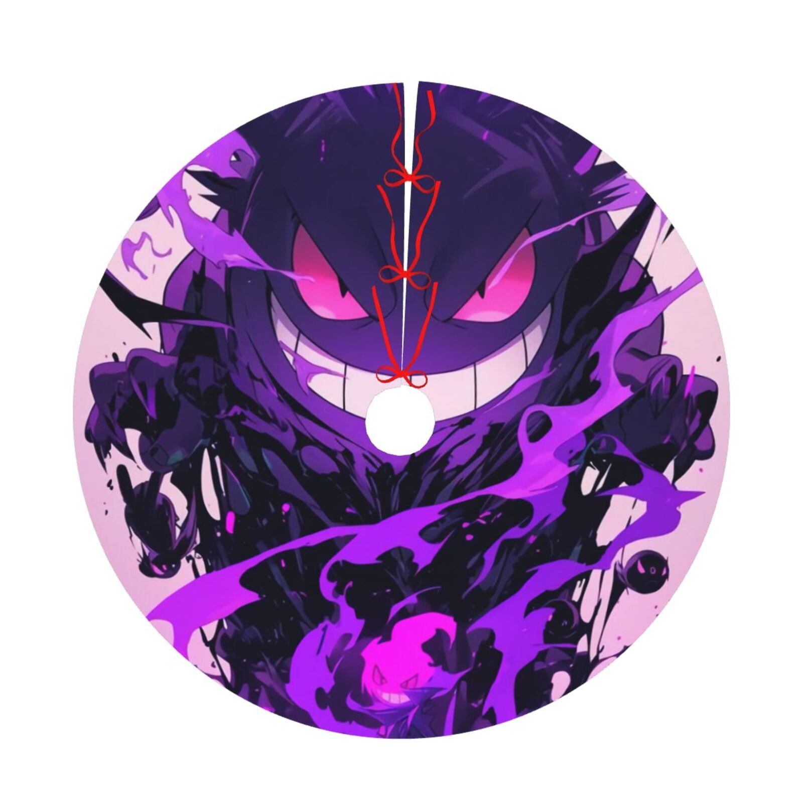Pokemon Family Series - Gengar Christmas Tree Skirt - 48 Inches Merry ...