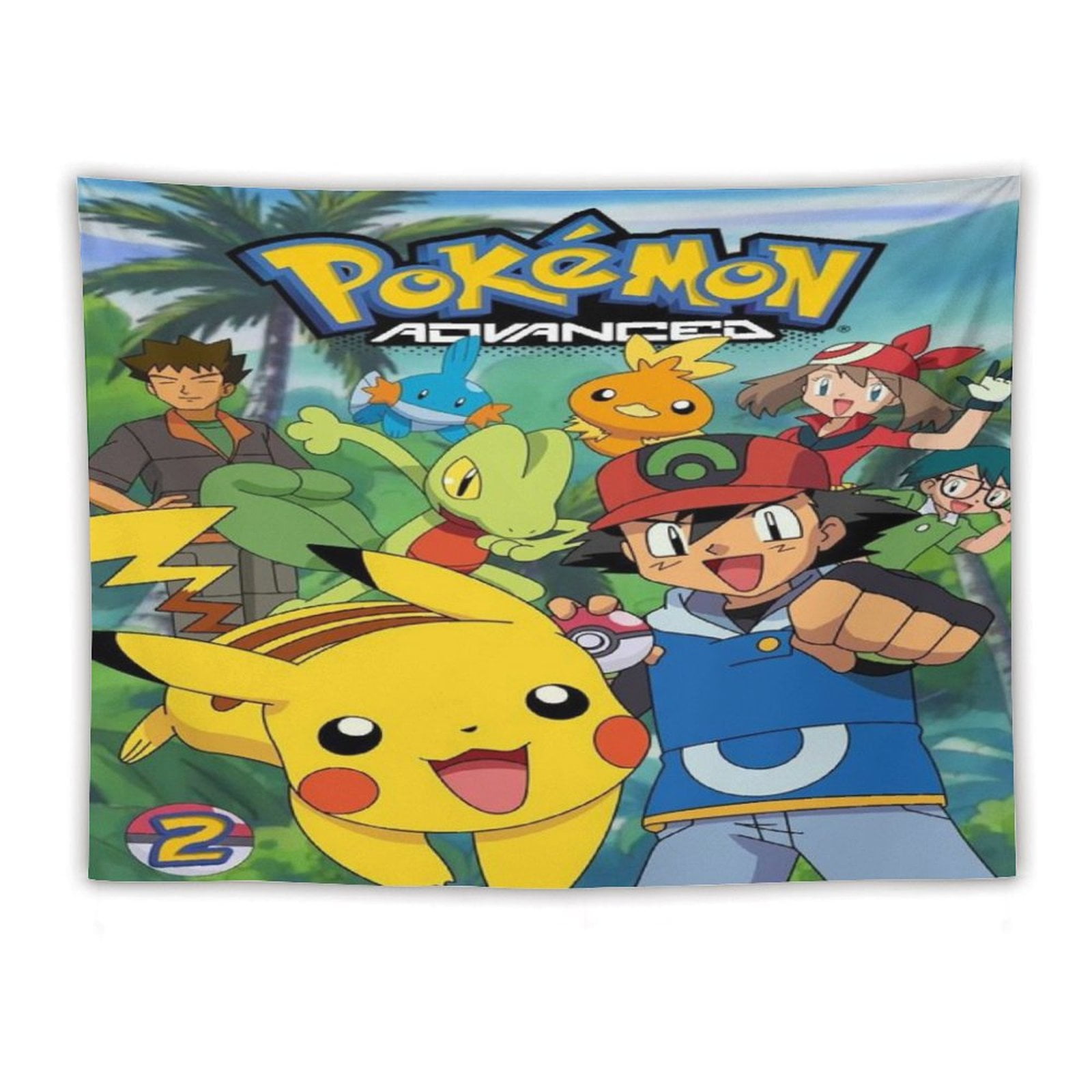 Pokemon Fashion Tapestries Living Room Bedroom Decor Tapesty Wall ...
