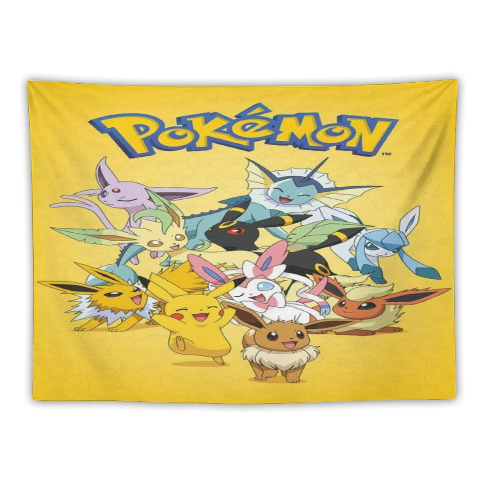 Pokemon Fashion Tapestries Living Room Bedroom Decor Tapesty Wall ...