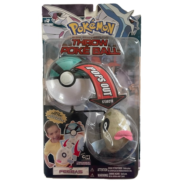Pokemon Feebas Diamond & Pearl Throw Poke' Ball Figure Playset ...