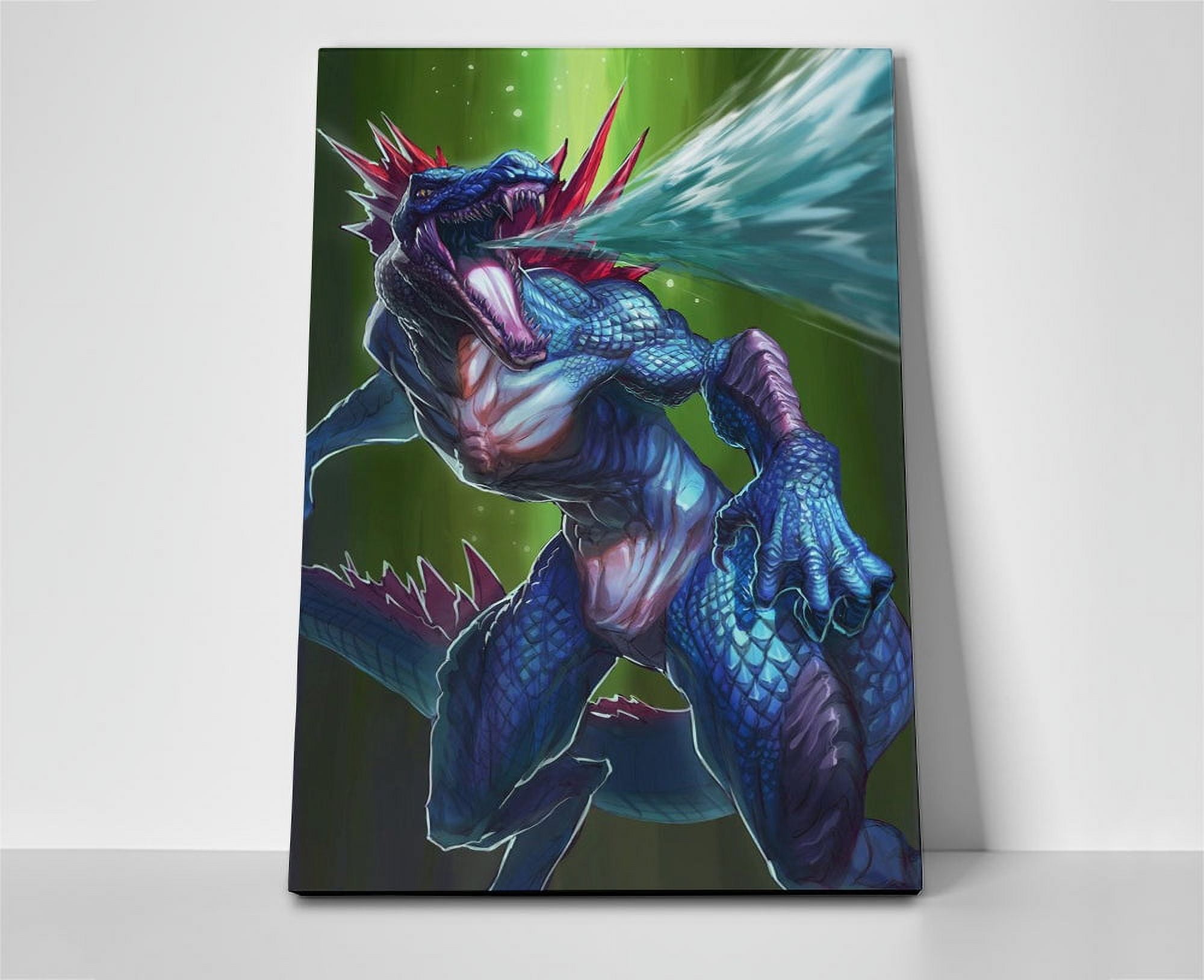 Pokemon Feraligatr Poster or Wrapped Canvas - Walmart.com