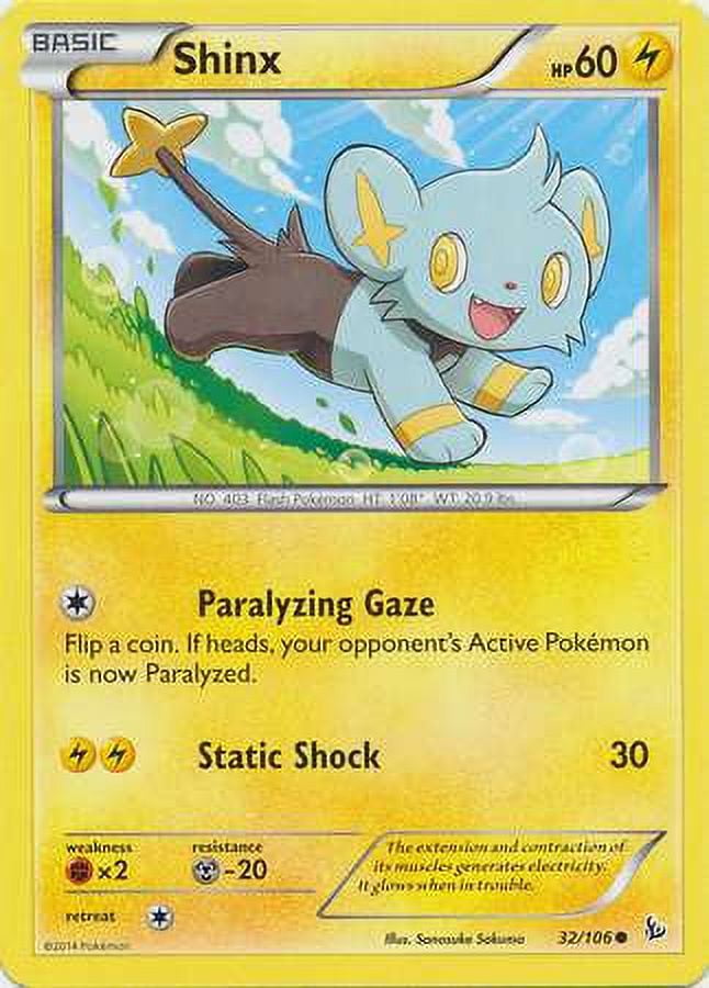 Pokemon Flashfire Shinx #32 - Walmart.com