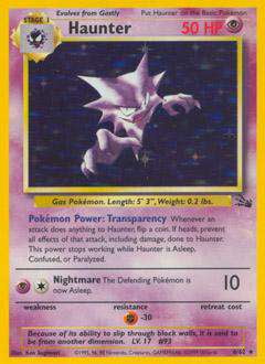 Pokemon Fossil Rare Holo Haunter #6 - Walmart.com