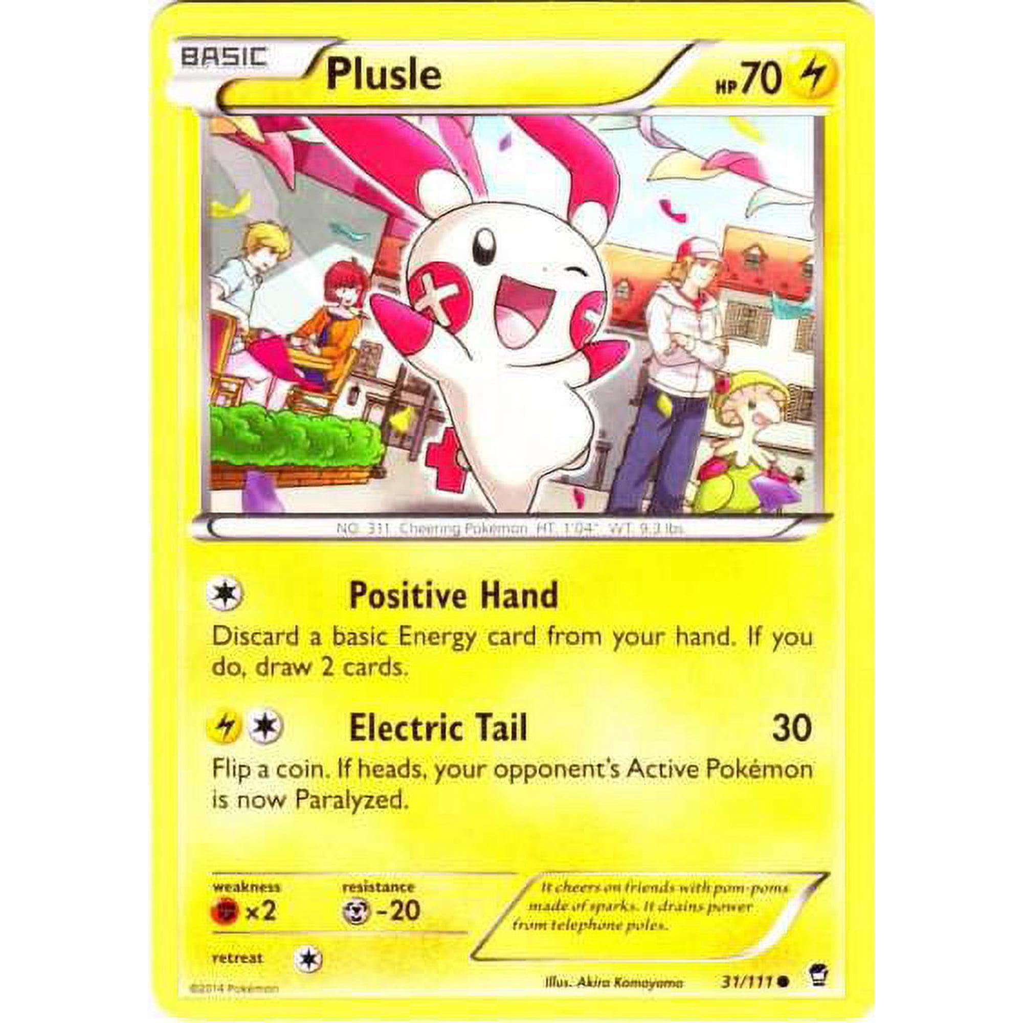 Pokemon Plusle Card