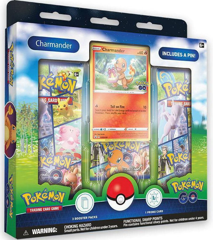 Walmart Exclusive: Pokemon GO VSTAR Foil Package - Charmander Pin ...