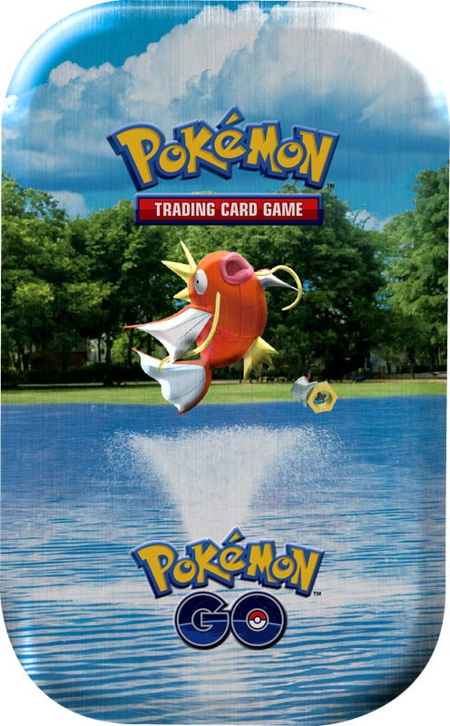 Pokemon GO Magikarp Mini Tin Set (2 Booster Packs, Coin & More ...