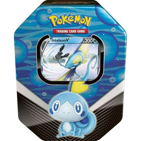 Pokemon Galar Partners Inteleon V Tin Set (4 Booster Packs & Promo Card ...