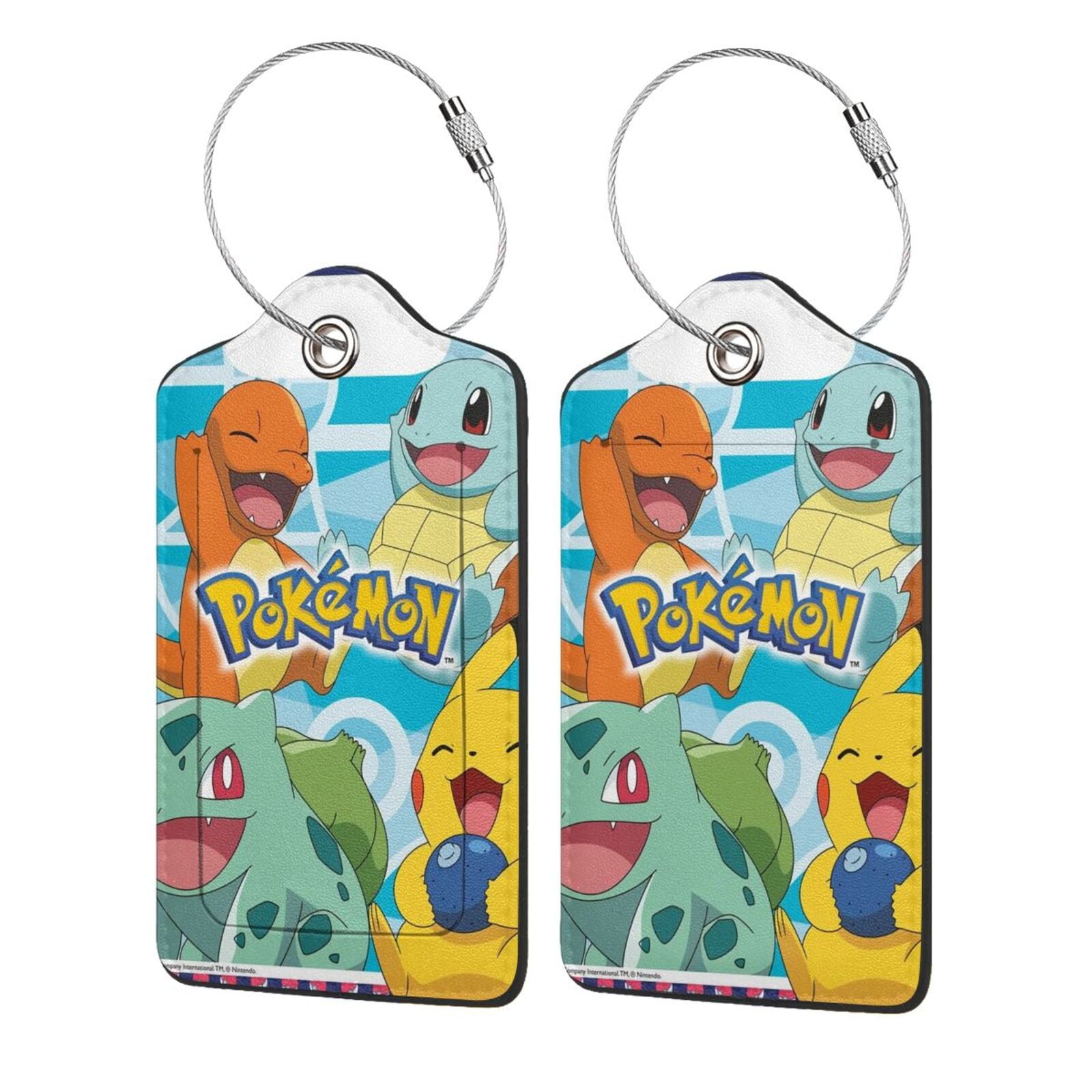 Pokemon Game of Friends Micro Raschel Luggage Tags for Suitcases Travel ...