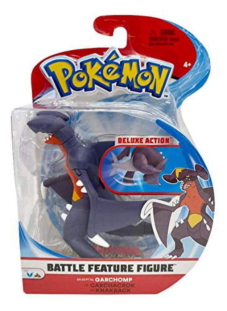 Pokemon Garchomp Deluxe Action Battle Feature Figure, 4.5" - Walmart.com