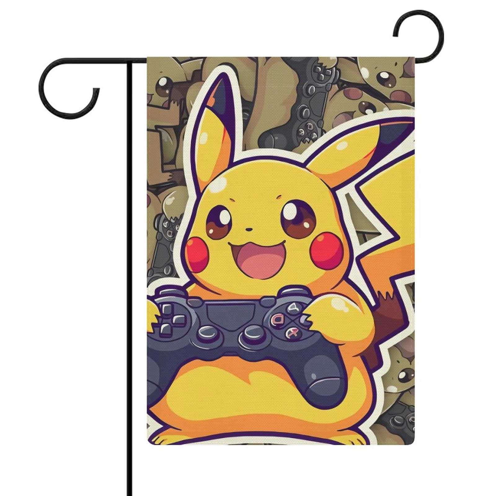 Pokemon Garden Flag Beach Garden Flag Double Sided Burlap Yard Flag ...