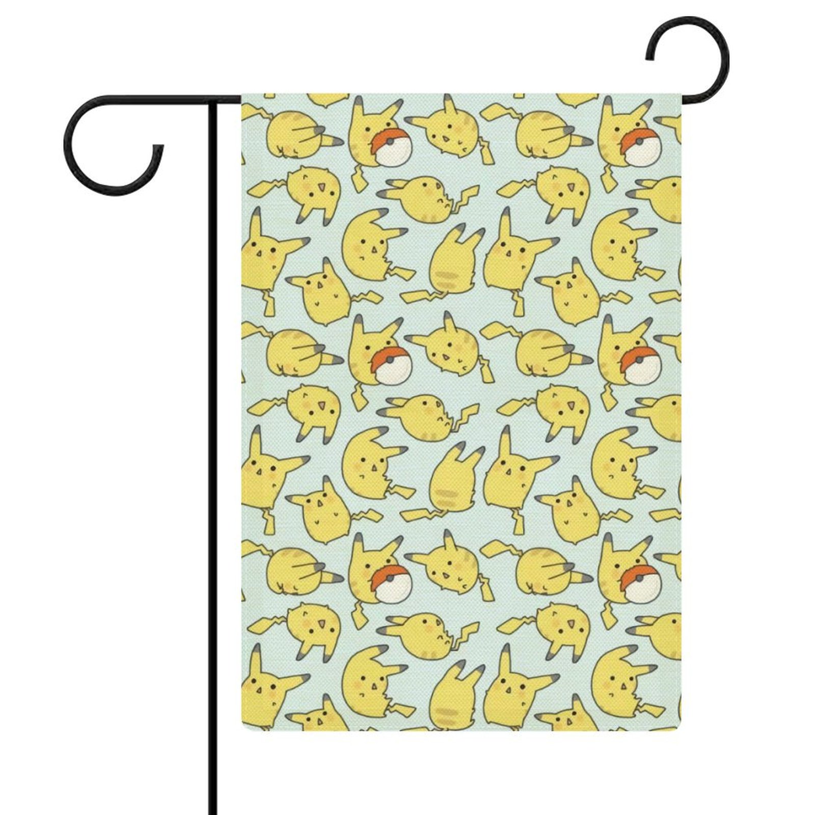 Pokemon Garden Flag Beach Garden Flag Double Sided Burlap Yard Flag ...