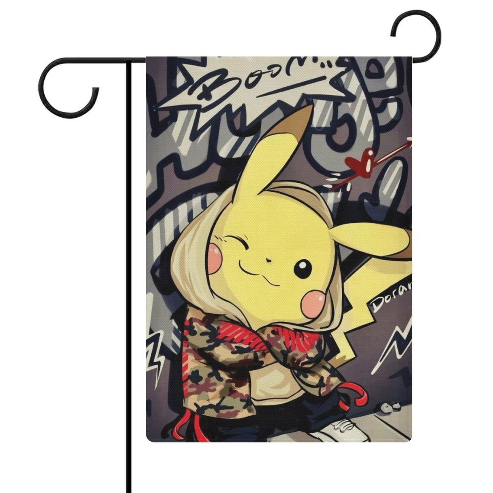 Pokemon Garden Flag Beach Garden Flag Double Sided Burlap Yard Flag ...