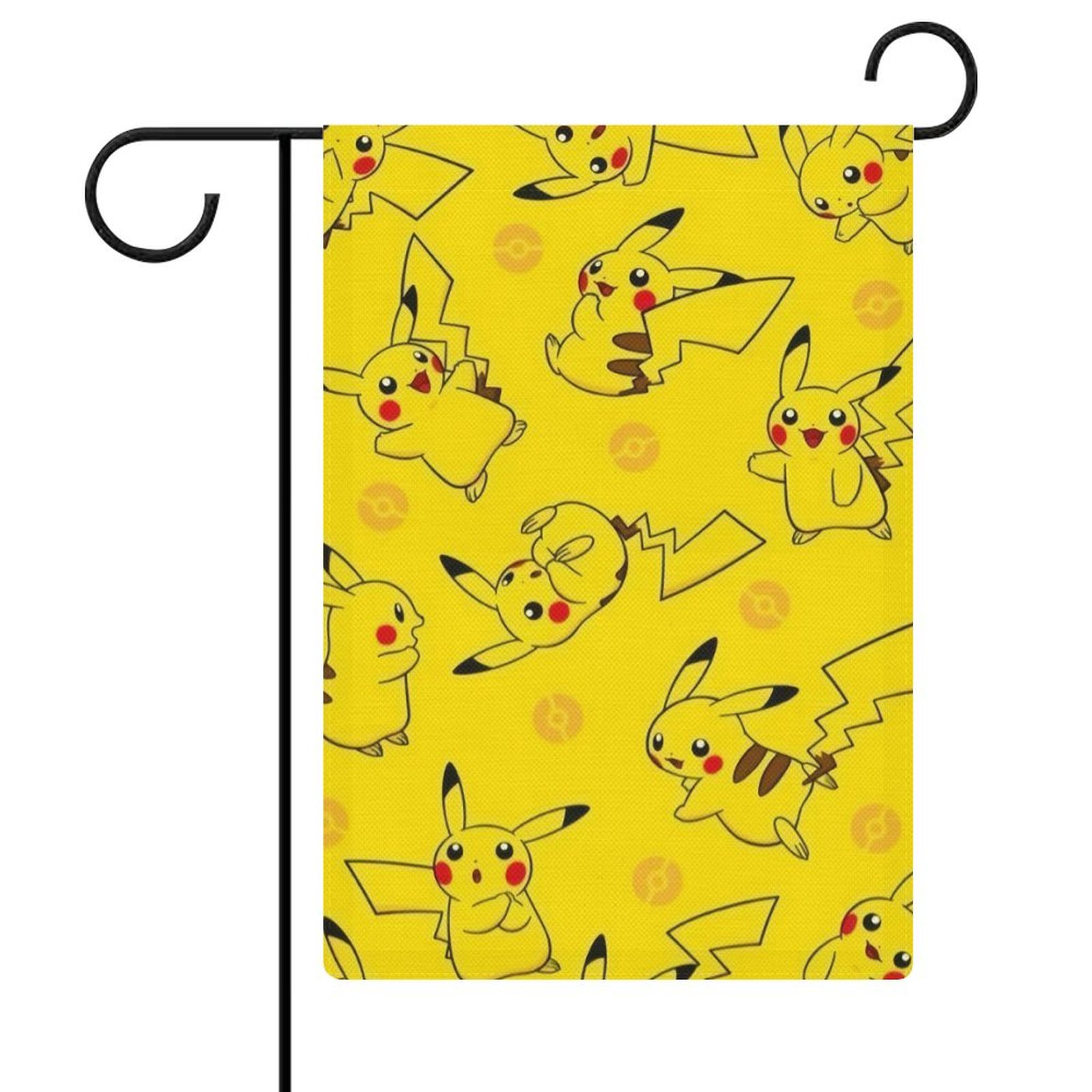 Pokemon Garden Flag Beach Garden Flag Double Sided Burlap Yard Flag ...