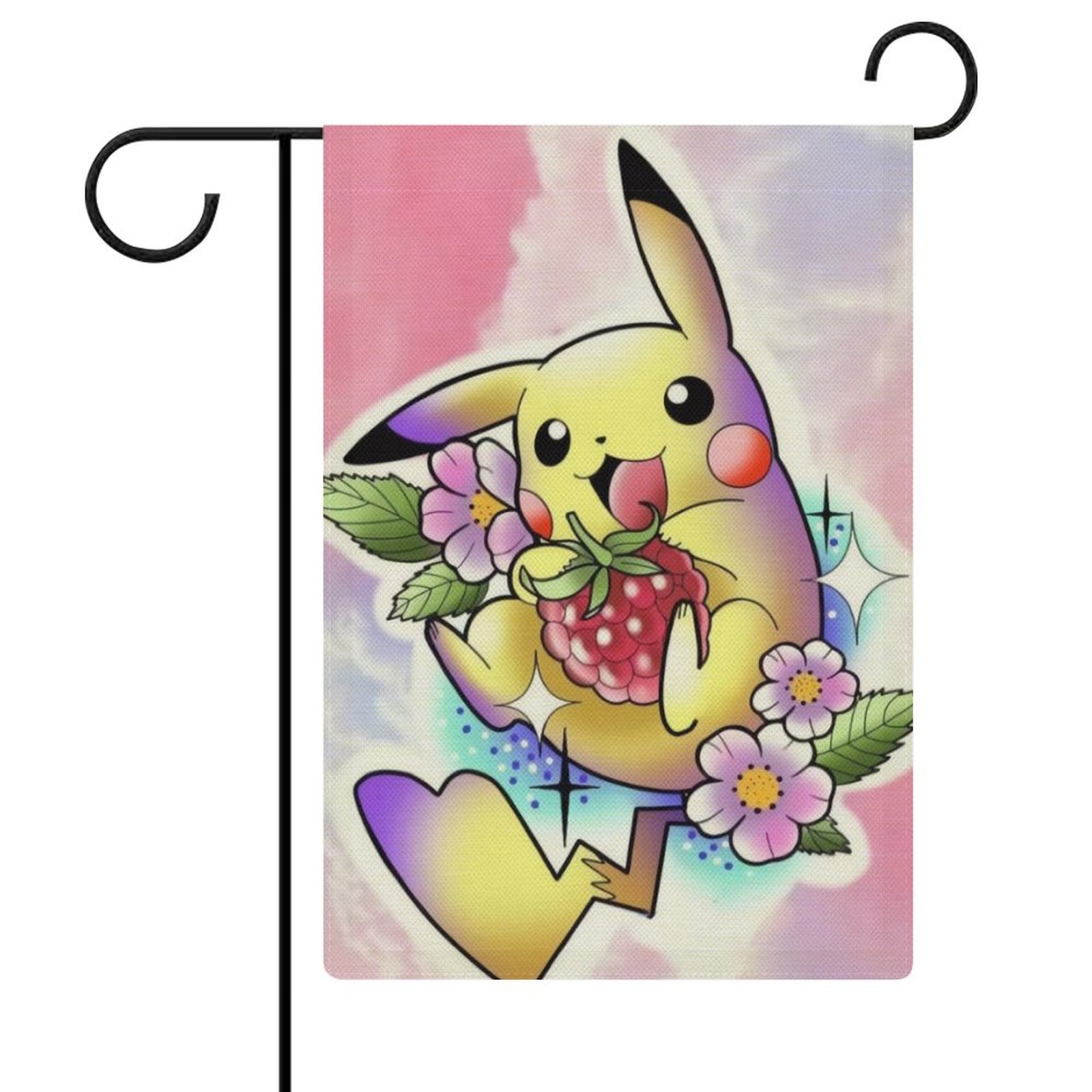 Pokemon Garden Flag Beach Garden Flag Double Sided Burlap Yard Flag ...