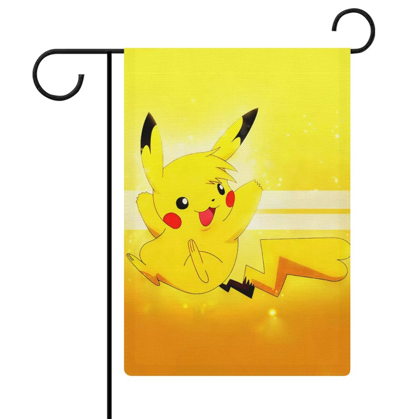 Pokemon Garden Flag Beach Garden Flag Double Sided Burlap Yard Flag ...
