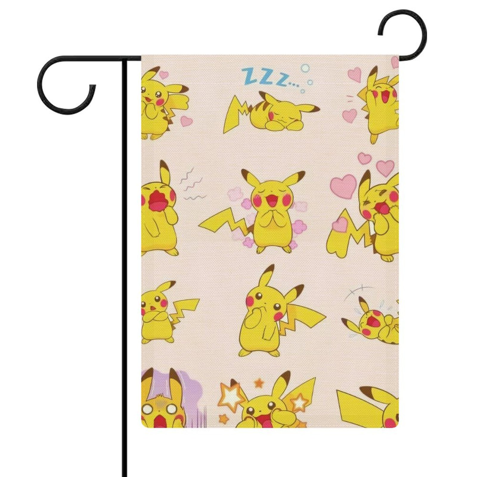 Pokemon Garden Flag Beach Garden Flag Double Sided Burlap Yard Flag ...