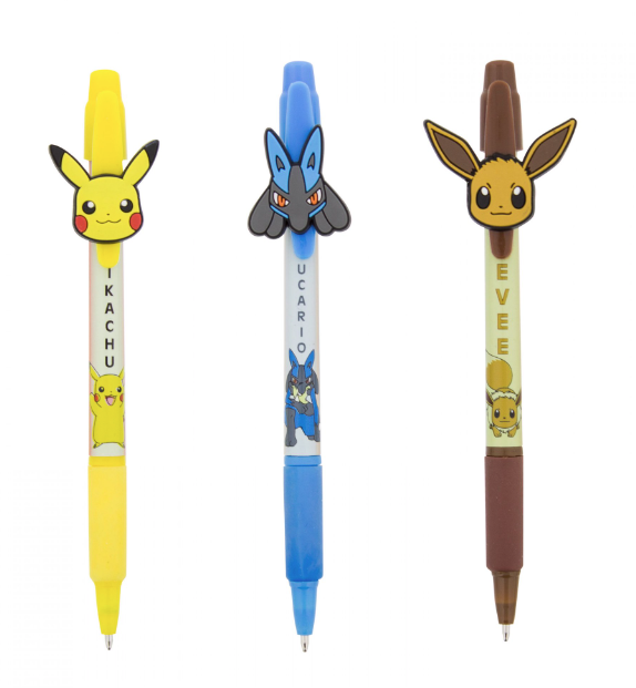 Pokemon Gen 1 Favorites 3-Pack Pen Set - Walmart.com
