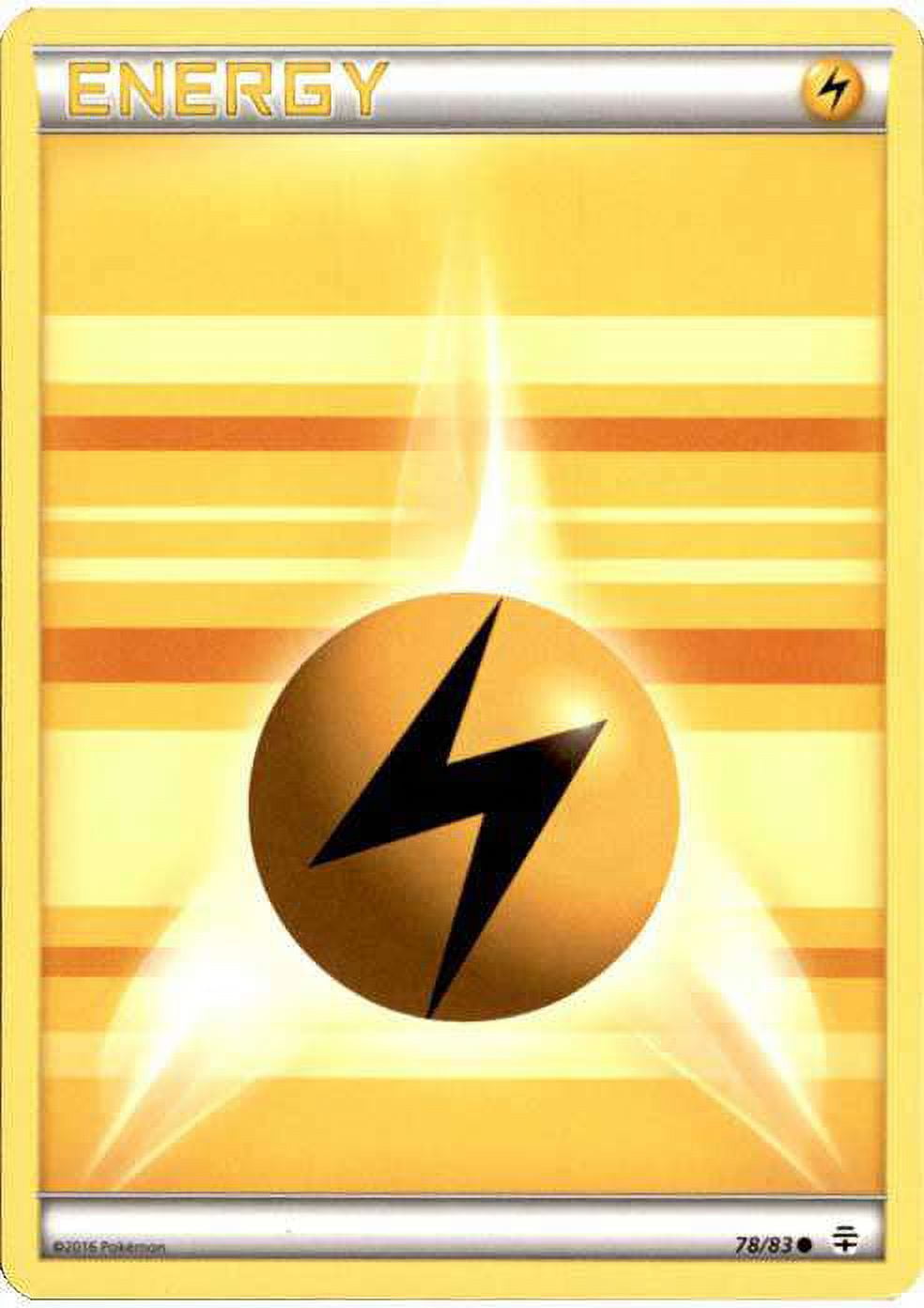 Pokemon Generations Common Lightning Energy #78 - Walmart.com