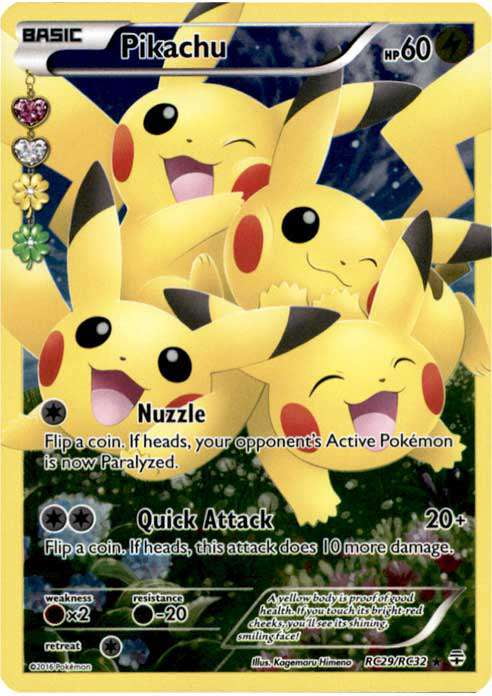 Pokemon Generations Radiant Collection Ultra Rare Pikachu RC29 ...