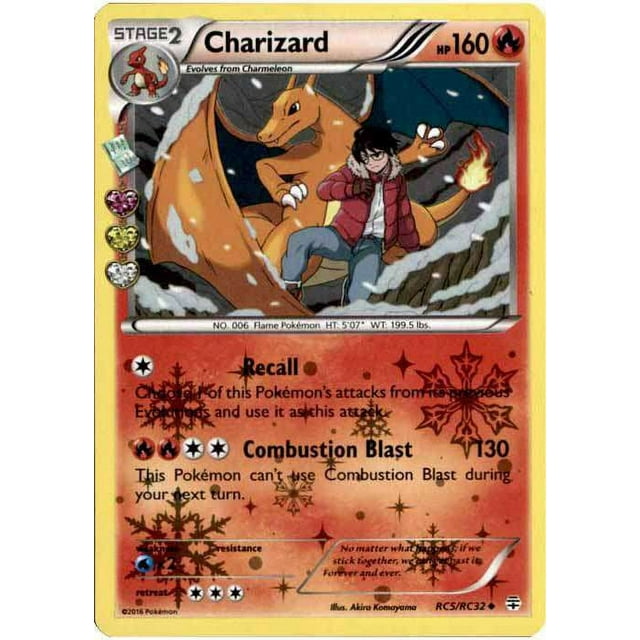 Pokemon Generations Radiant Collection Uncommon Charizard RC5 - Walmart.com