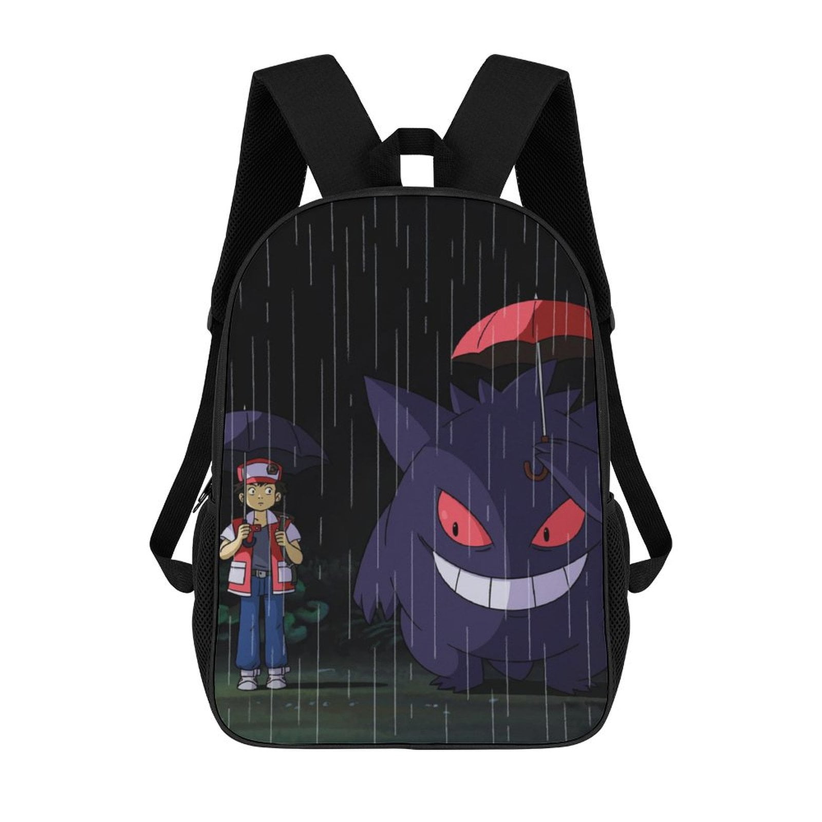 Pokemon_Gengar 3D Print 17inch Laptop Backpack Personalized Backpack ...