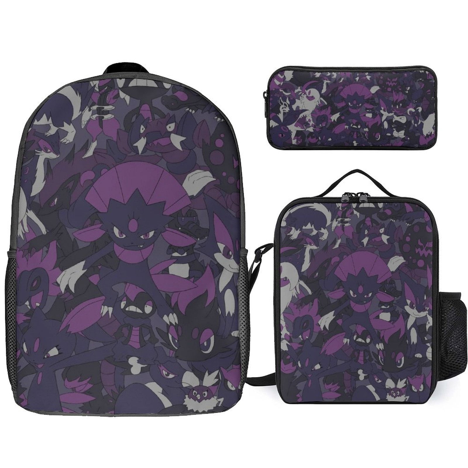 Pokemon_Gengar Customized One size 3PCS Laptop Backpacks Personalized ...