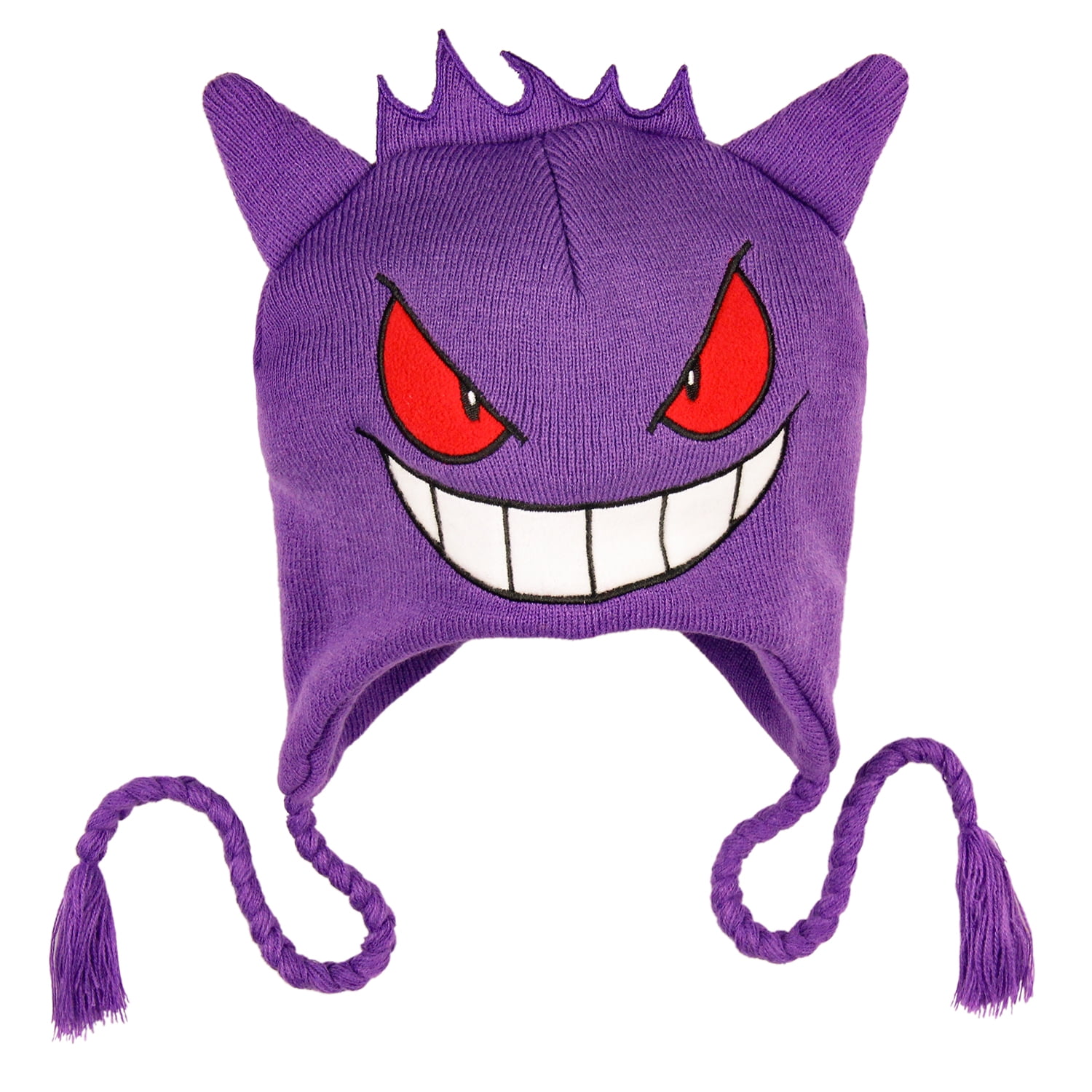 Pokemon Gengar Face 3D Laplander Beanie Skull Cap - Walmart.com