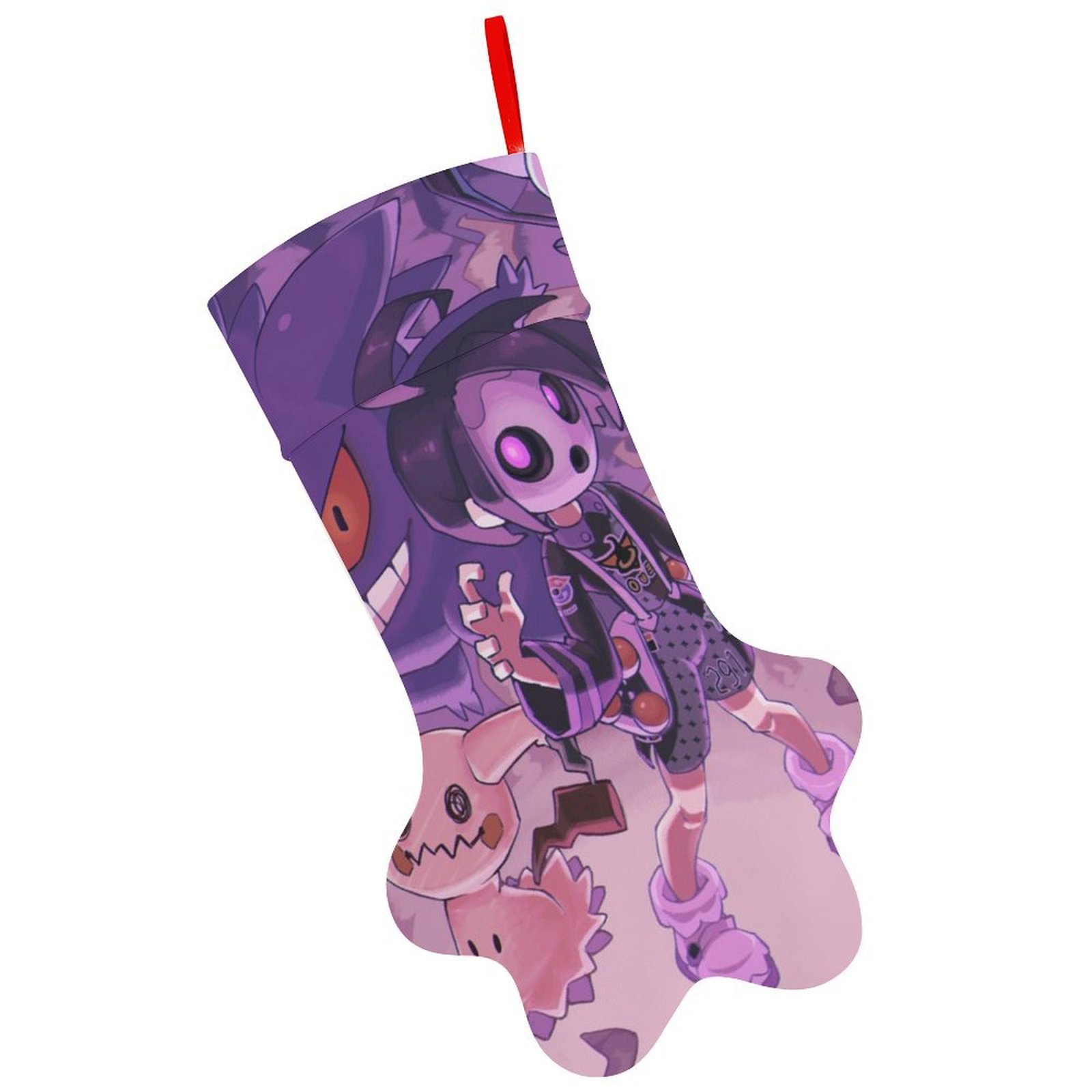 Pokemon_Gengar Pet Dog Christmas Stocking Hanging Christmas Stocking ...