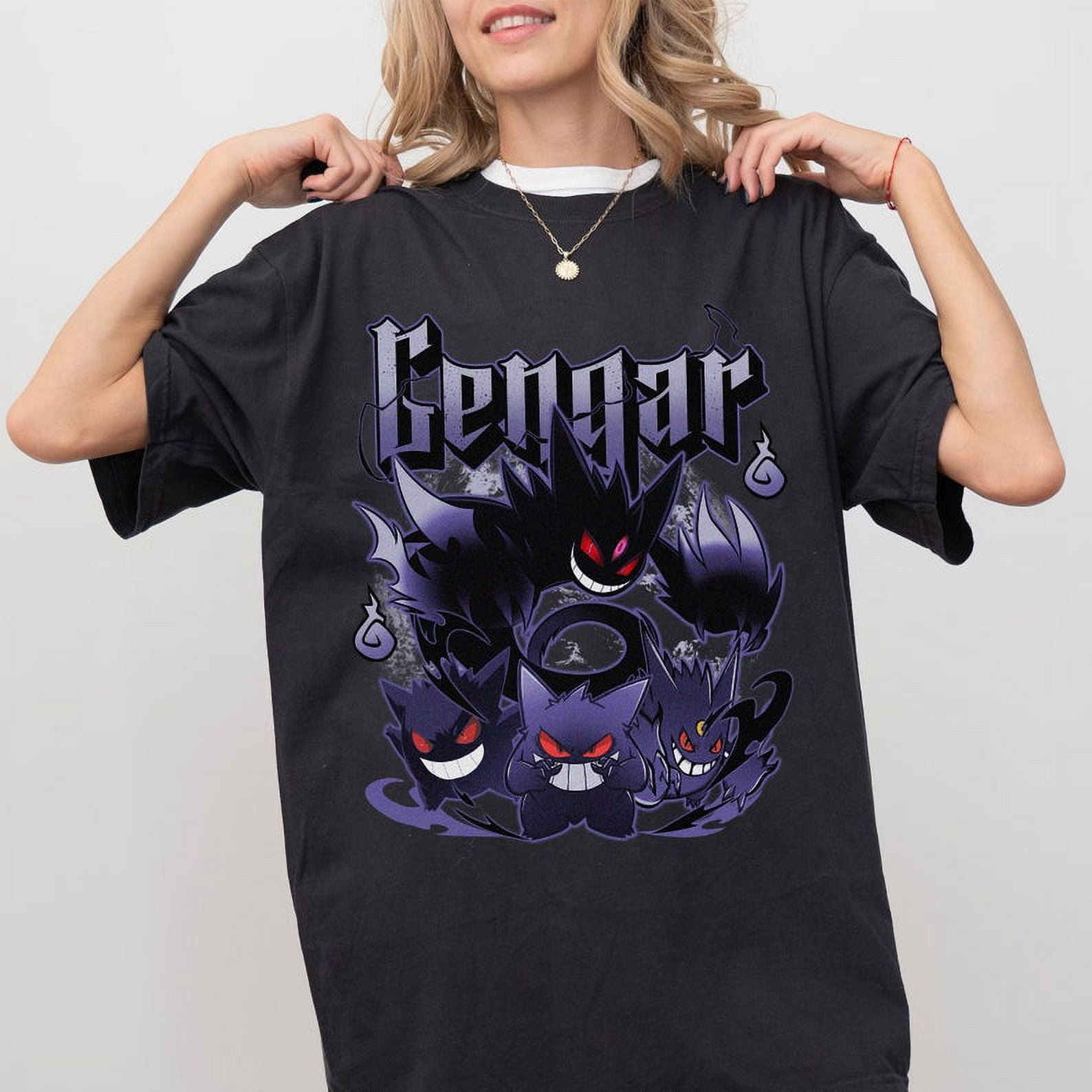 Pokemon Gengar Shirt | Gengar Gastly Haunter Shirt | Anime Pokeball ...